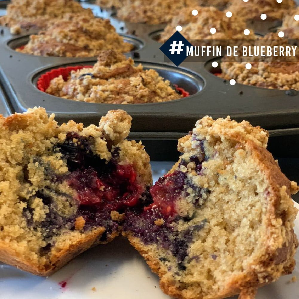 Muffin De Blueberry Receita E Dicas Pitadas Palpites