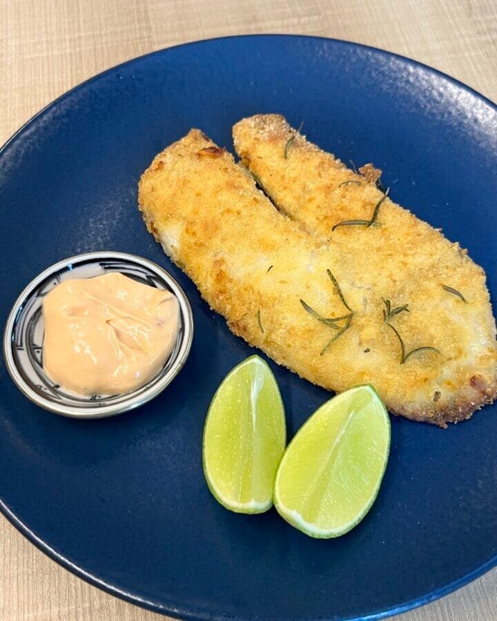 FILÉ DE PEIXE EMPANADO Receita e Dicas - Pitadas & Palpites
